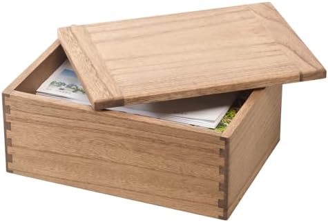 Amazon.com: Tticai Wooden Storage Box 15 x 12 x 7 Inches Wooden Pine ...