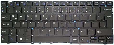 Amazon.com: Laptop No Backlit Keyboard for Gigabyte U4 (for Intel 11th ...