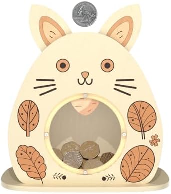 Amazon.com: Moe Rabbit Piggy Bank, Unique Design Bunny Piggy Bank for ...