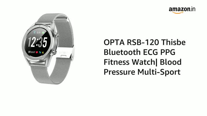 Watch OPTA Steel RSB-120 Thisbe Bluetooth ECG PPG Fitness Watch Blood ...