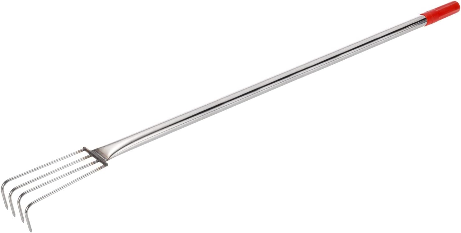 Amazon.com : uxcell 4 Teeth Leaf Rake Garden Claw Rake, 41.73-inch ...