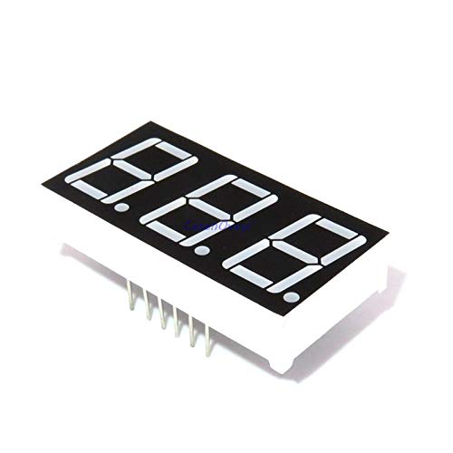 Amazon.com: 5pcs/lot Digital Tube Segment Common Cathode Red 3 Bit ...