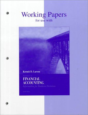 Buy Essentials of Financial Accounting Working Papers Book Online at ...
