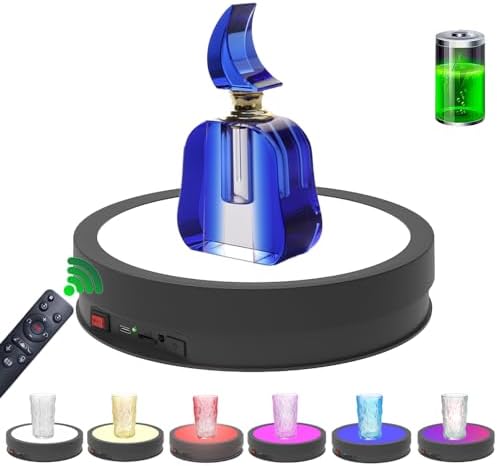 Amazon.com: JAYEGT LED Light Base Non-Slip Rotating Display Stand ...