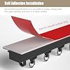 Self Adhesive Curtain Track - Ultra-thin Aluminum Alloy Rail for Inward ...