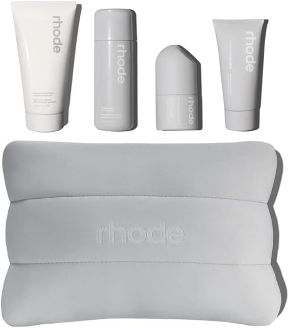 Rhode Kit: Hailey Bieber's Four Daily Skin Essentials - Pineapple Refresh, Glazing Milk, Peptide ...