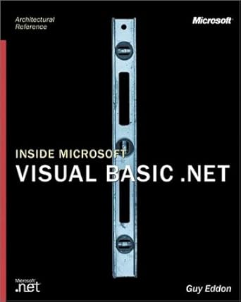 Buy Visual Basic.NET Internals (Inside Microsoft) Book Online at Low Prices in India | Visual ...
