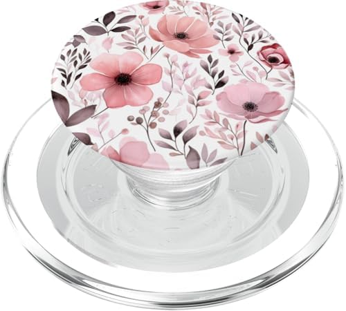 Amazon.com: Floral Purple And Pink Flowers Pretty Watercolor PopSockets ...