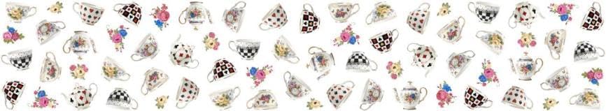 Amazon.com: Heyfary Wonderland Tea Party Table Runner Whimsical Spring ...