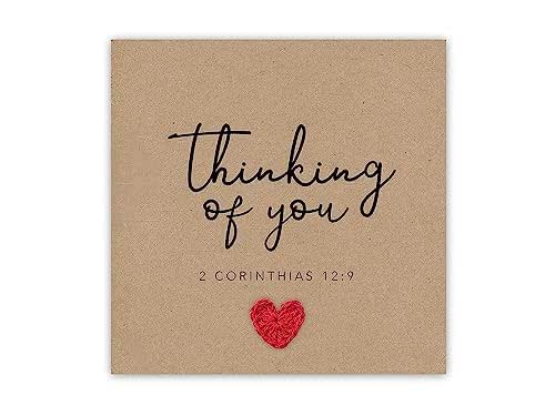 Amazon.com: Christian thinking of you Card- Simple sympathy Card for ...