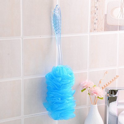 Buy High-grade Long handle Crystal Bath Puff Cozy Bath Pouf Sponge Bath ...