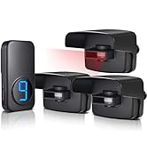 Amazon.com: Driveway Alarm Motion Sensor, Bistee 600FT Range Wireless ...