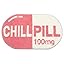 RORA Bathroom Rugs Funny Cute Chill Pill Bath Mat Small Pink Bath Mat ...