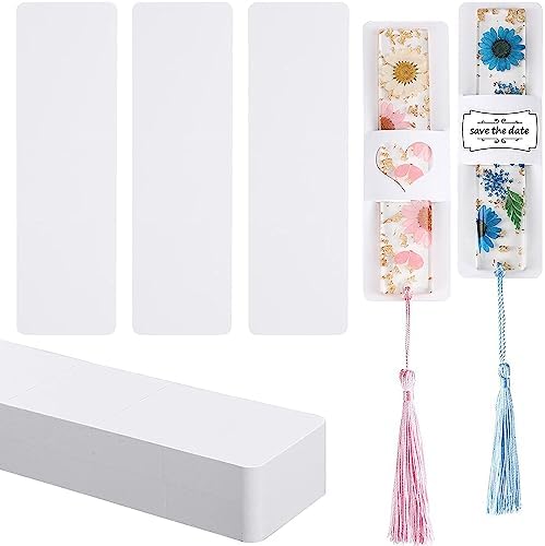 Amazon.com: 50 Pieces Resin Bookmark Holder Set, Kraft Paper Bookmark ...