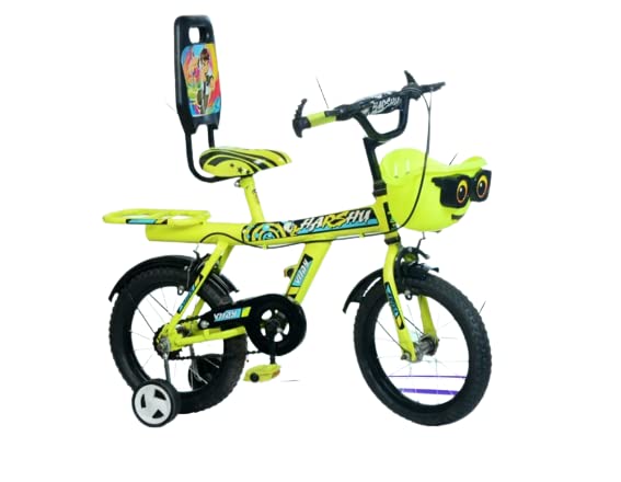 Buy HARSHU Cycle for Boys and Girls Kids Lemon Color Bicycle with ...