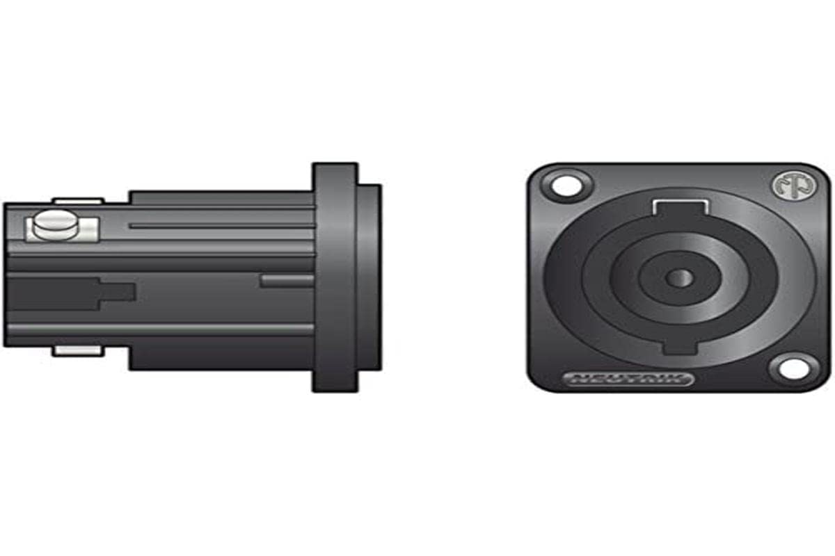 NEUTRIK NAC3MP-HC CONNECTOR, POWER ENTRY PLUG, 32A, BLACK, BRONZE ...