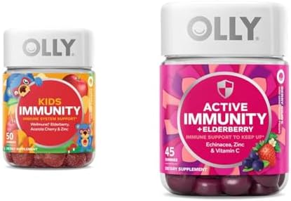 Amazon.com: OLLY Kids Immunity Gummy, Immune Support, Wellmune ...