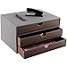 Amazon.com: RHCSZ Cloth-effect Faux Leather Desk Organizer File Cabinet ...