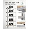 Amazon.com: SONGMICS 5-Tier Storage Shelves, Set of 2 Garage Storage ...