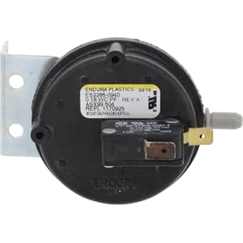 ClimaTek Air Pressure Switch Replaces ICP Heil Tempstar Part # 1170925 ...