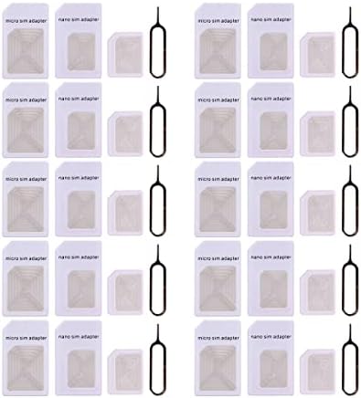 Amazon.com: SIM Card Adapter KIT 3-Pack (9 Total Adapters: Nano to ...