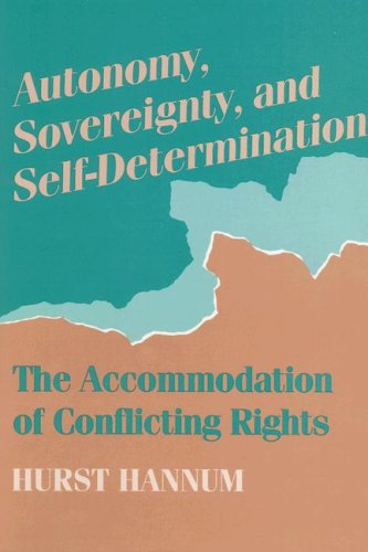 Amazon.com: Autonomy, Sovereignty, and Self-Determination: The ...
