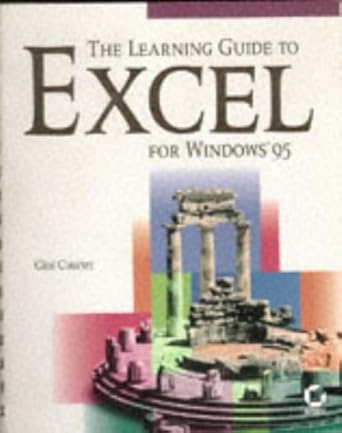 Amazon | The Learning Guide to Excel for Windows 95 | Courter, Gini | Excel
