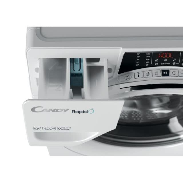 CANDY Grand'O Vita GVS169DC3 9Kg Washing Machine with 1600 rpm - White ...