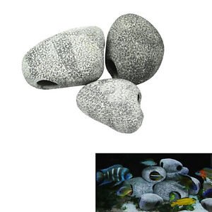 Buy Ceramic Stone Cave Rock Fish Breeding Stone Aquarium Fish Tank ...