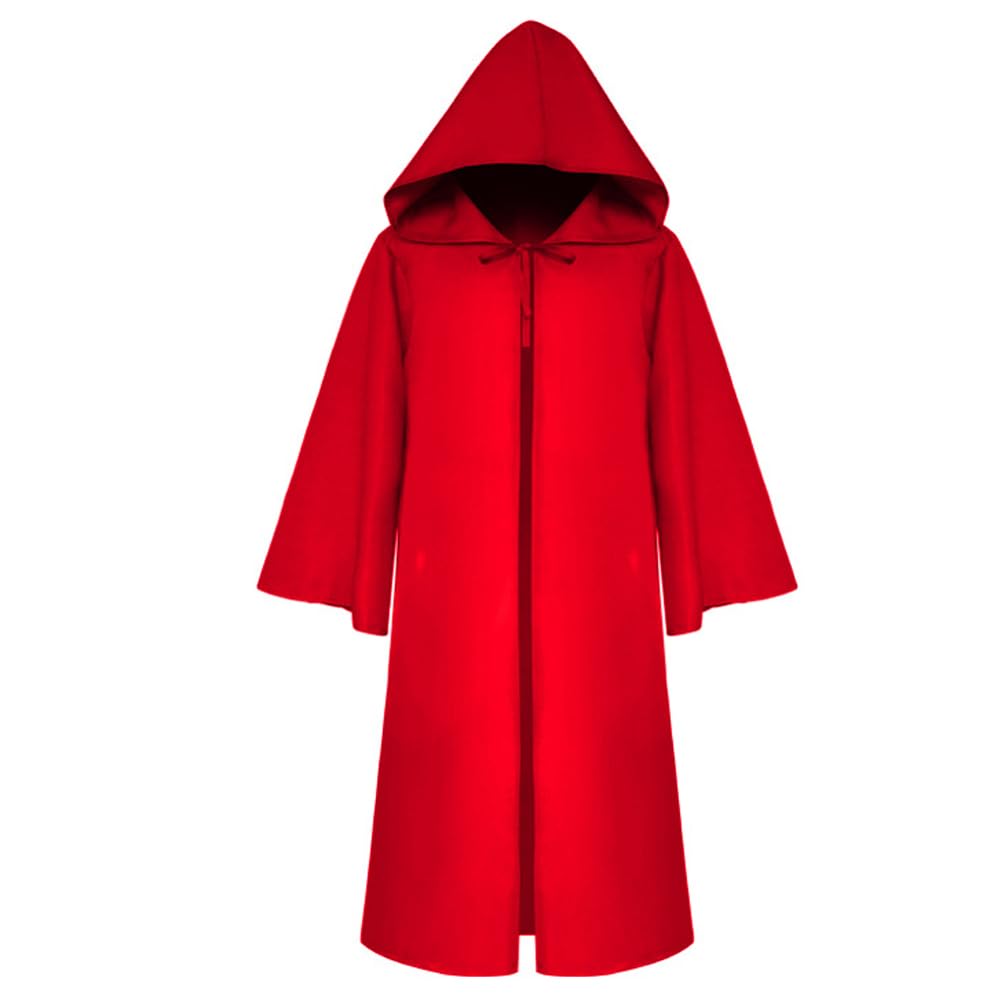 KINQUINN Men & Kids Tunic Hooded Robe Sith Robe Halloween Jedi Hooded ...