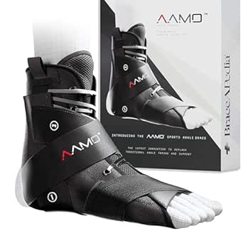 Amazon.com: Braceapedia AAMO Sport Lace Up Ankle Brace for Women & Men ...