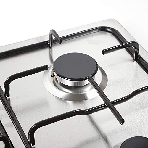 KinHall 23" Built-In Gas Cooktop 4 Burner Stainless Steel Cooktop ...