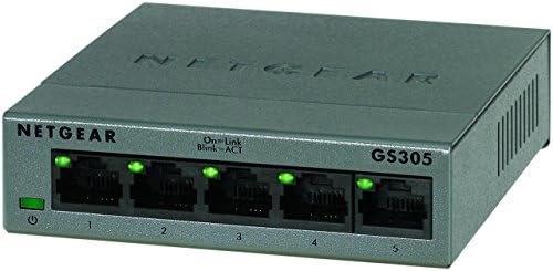 NETGEAR 5-Port Gigabit Ethernet Unmanaged Switch (GS305) - Desktop ...