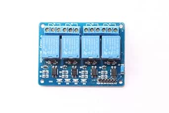 5V FOUR 4 Channel Relay Module With Optocoupler (Pack of 1) : Amazon.in ...