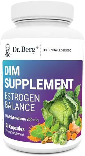 Amazon.com: Dr. Berg DIM Supplement Estrogen Balance - Original ...