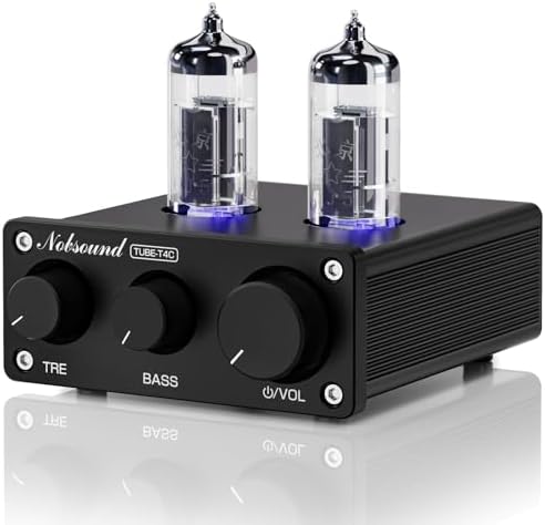 Amazon.com: Nobsound Mini HiFi Tube Preamp: Class A Stereo Audio ...