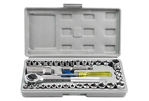 40 Pcs/lot Socket Wrench Vehicle Repair Kit Automotive Emergency Kit ...