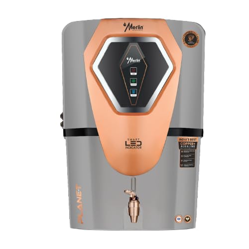 Merlin Planet digi Zinc Copper Grey Water Purifier : Amazon.in: Home ...