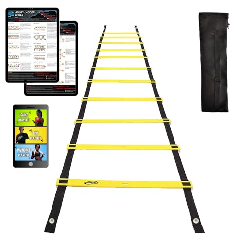 Snapklik.com : Invincible Fitness Agility Ladder Training Equipment Set ...