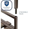Amazon.com: Seville Classics Sturdy Freestanding Storage Shelf for ...