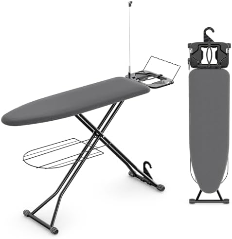 Amazon.com: KINGBOARD Ironing Board, Metal Panel Iron Board Full Size ...