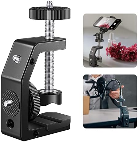 Amazon.com : ARKON Heavy Duty Camera Clamp Mount with 1/4 20 Mounting ...