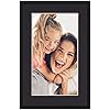 Amazon.com - 16x23 Frame with Mat - Black 19x25 Frame Wood Made to ...