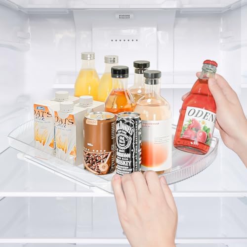 Amazon.com - YAMJUG Lazy Susan Organizer for Refrigerator, Rectangle ...