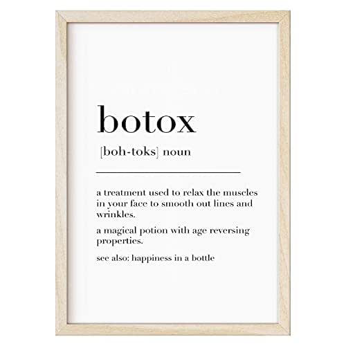 Amazon.com: Botox Definition Print, Botox Poster, Botox Print, Salon ...