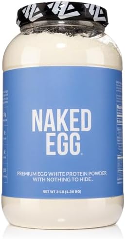 Amazon.com: Naked 3LB Non-GMO Egg White Protein Supplement Powder ...