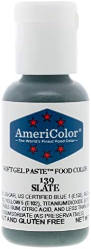 Amazon.com : AmeriColor, Slate, 0.75 Ounce Bottle, Soft Gel Paste Food Color : Grocery & Gourmet ...