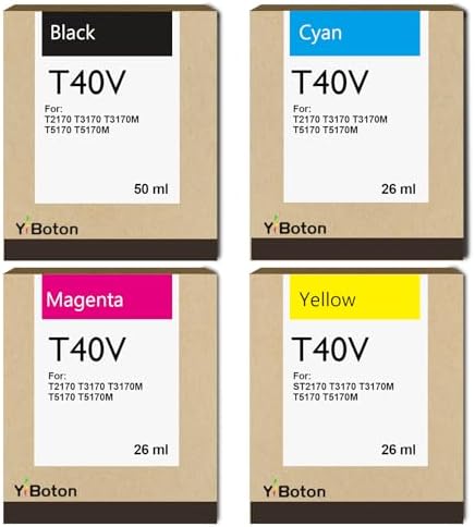 Amazon.com: Epson T40W120 Black T40W120 Ultrachrome XD2 Black High ...