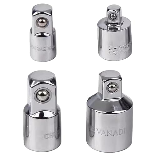OTAIVE Pack of 4 Socket Adapter and Reducer Set for 1/4″ 3/8″ 1/2″(as ...