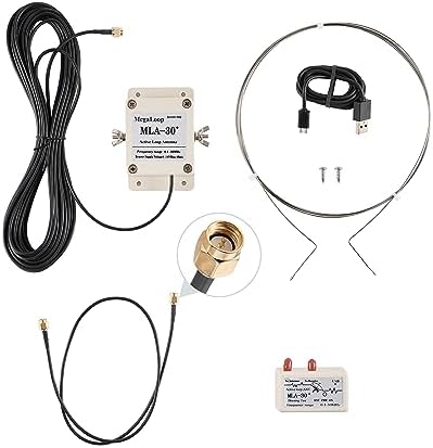 Amazon.com: MLA-30+ Max Loop Active Receiving Antenna 0.5-30MHz Suitable for Medium and ...